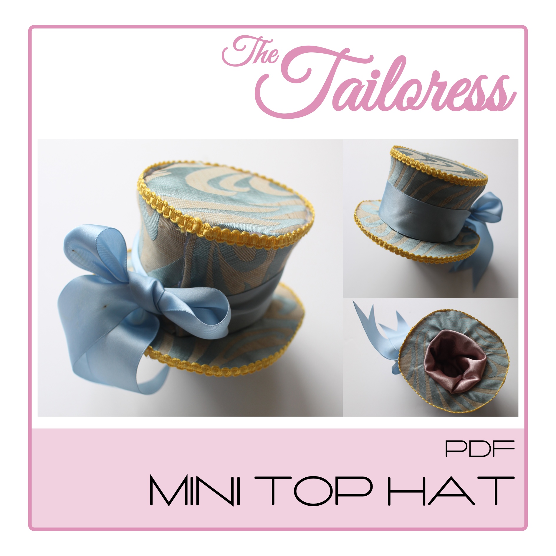 Mini Top Hat PDF Pattern The Tailoress